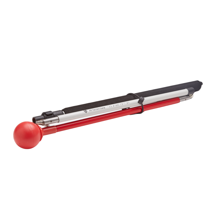 White Mobility Canes with Roller Ball Tips – Ambutech