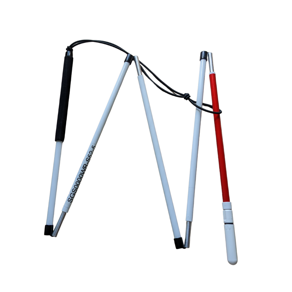 White Mobility & ID Canes | Graphite, Aluminum & Titanium