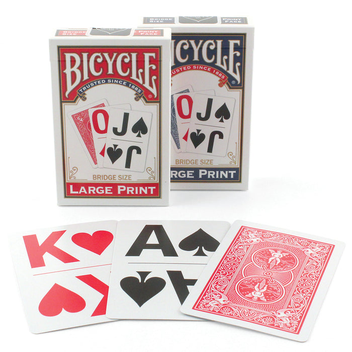 Low Vision Playing Cards – Large Print & High Contrast Decks